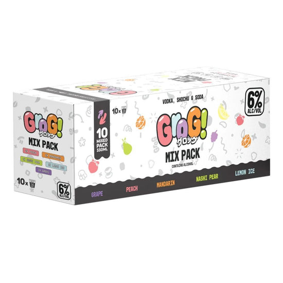 Grog! Mixed Pack 10 x 330ml – Harold's Food and Liquor